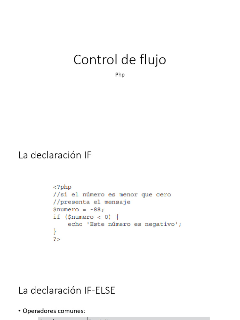 Control de flujo y matrices | PDF