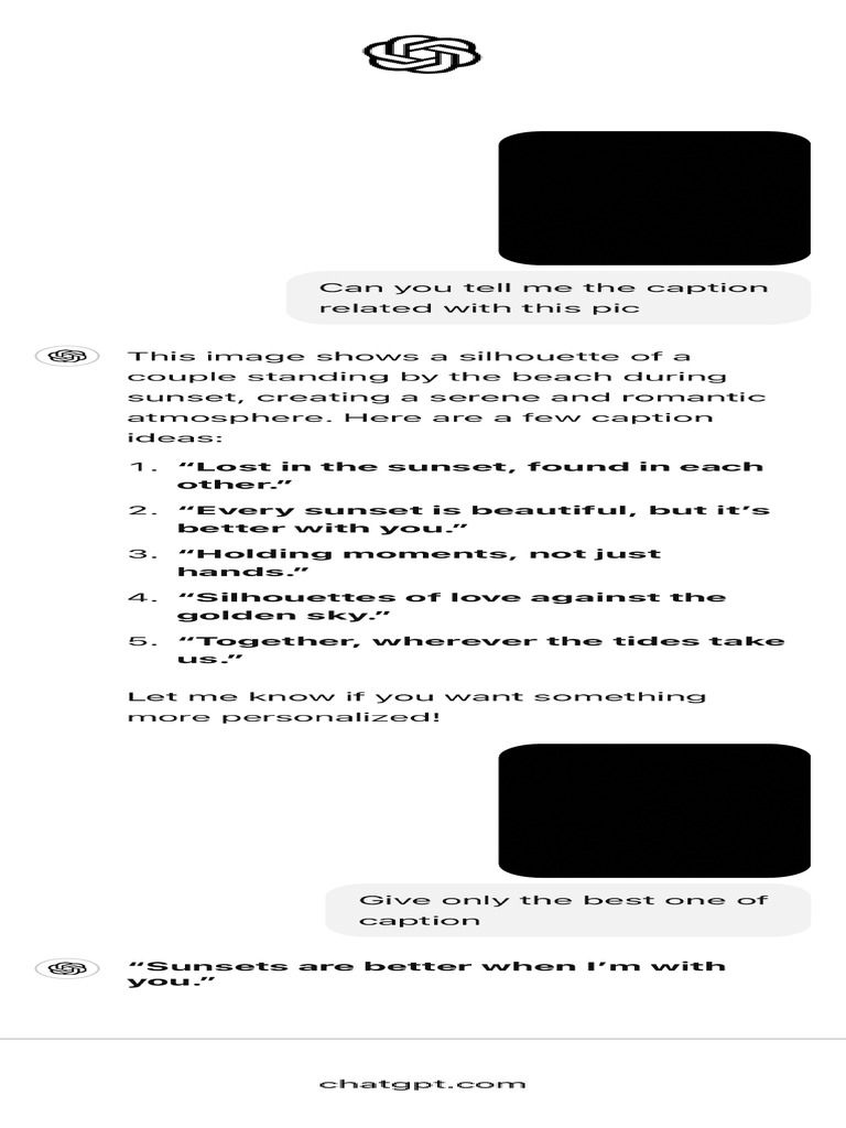 Beach Sunset Captions | PDF