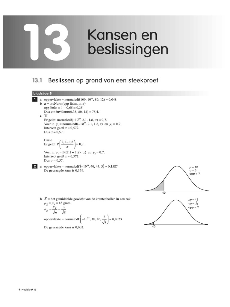 VWO D Deel 4 H13 | PDF