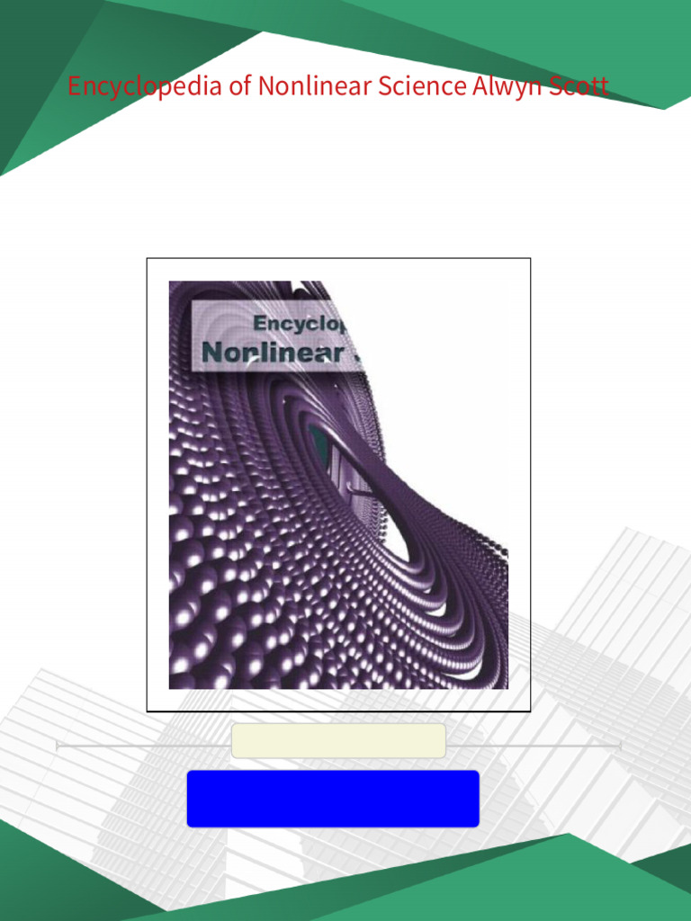 Encyclopedia of Nonlinear Science Alwyn Scott - Download the ebook ...