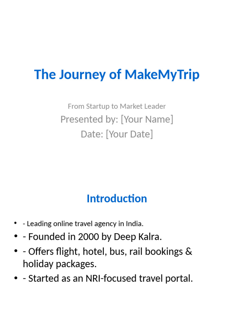 MakeMyTrip_Journey_Pro | PDF