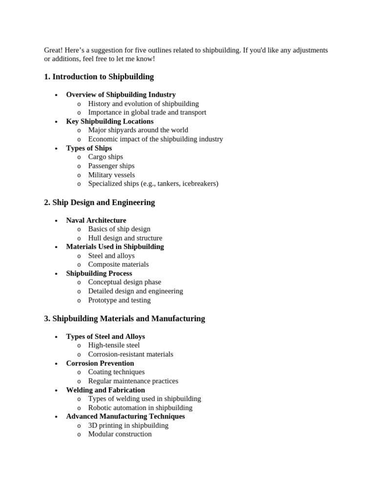 Comprehensive Guide to Shipbuilding | PDF