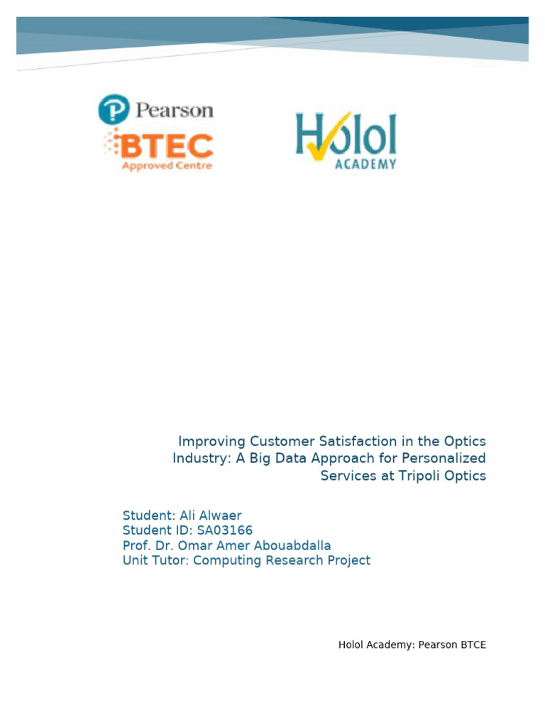 Computing Research Project Assignment On | PDF | Big Data | Survey Methodology