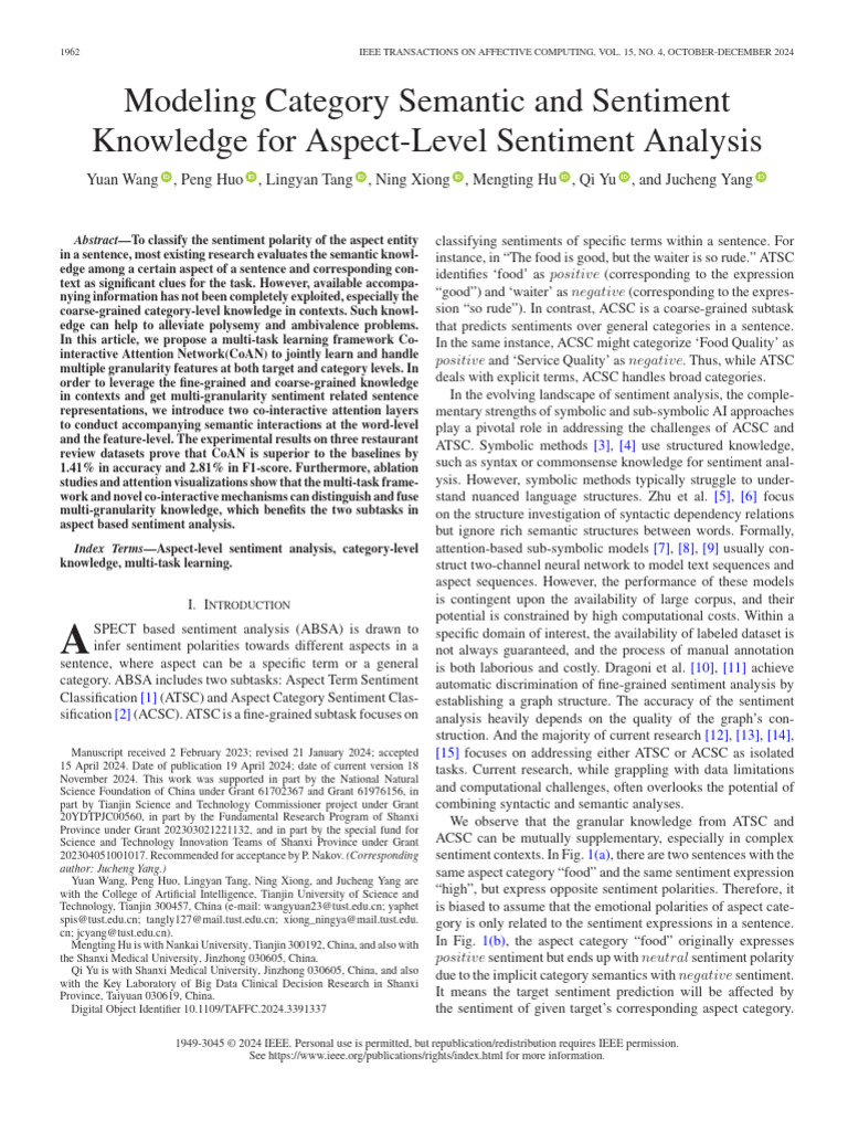 Modeling_Category_Semantic_and_Sentiment_Knowledge_for_Aspect-Level_Sentiment_Analysis | PDF ...
