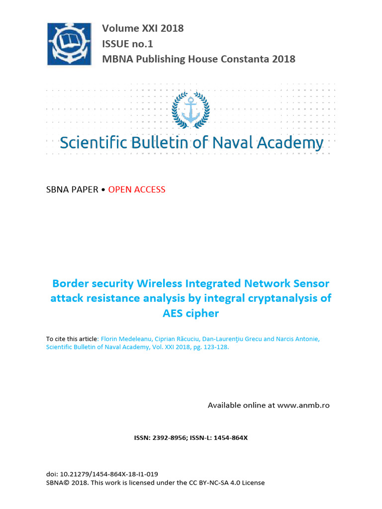 Border Security Wireless Integrated Network Sensor | PDF | Cryptography | Computer Security