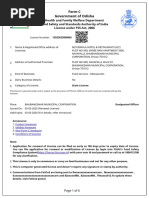 FSSAI Self Declaration Form Template | PDF