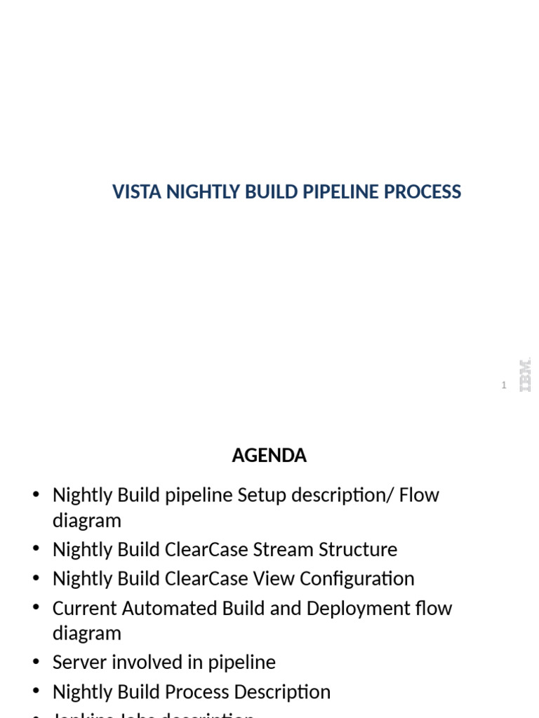 Jenkins Nightly Build Pipeline Overview | PDF | Server (Computing ...
