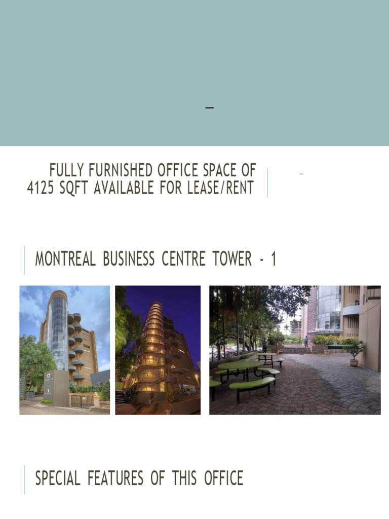 Baner Fully Furnished Office Space of 4125 SQFT | PDF