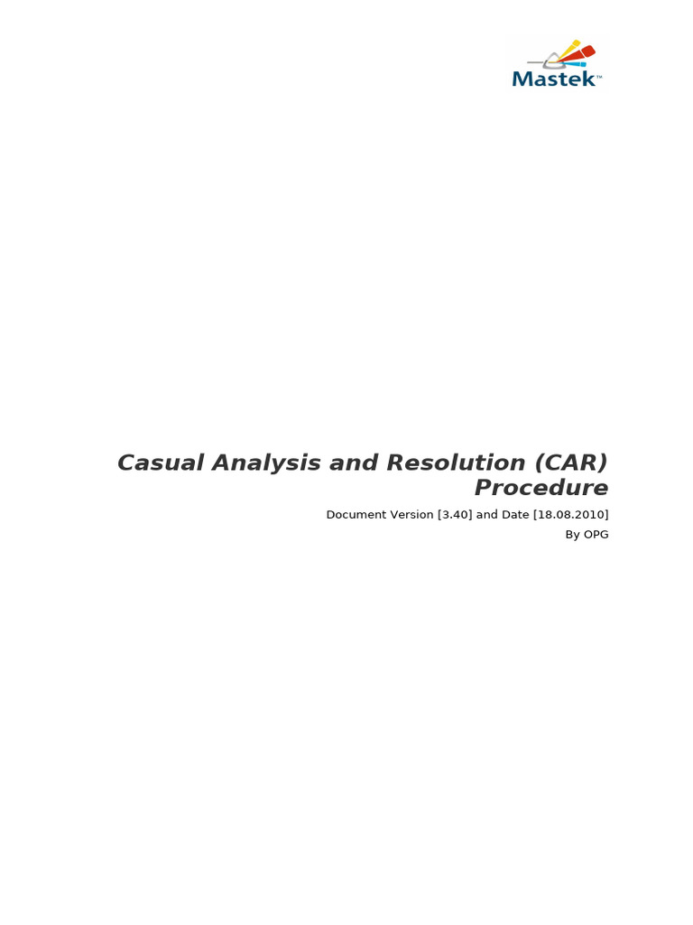 Casual Analysis | PDF | Methodology | Scientific Method