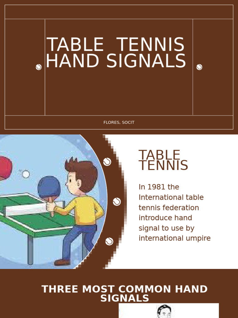 TABLE TENNIS-Hand-signals | PDF