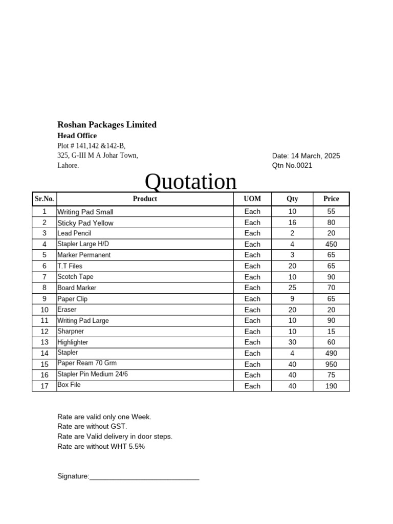 Roshan Packages | PDF