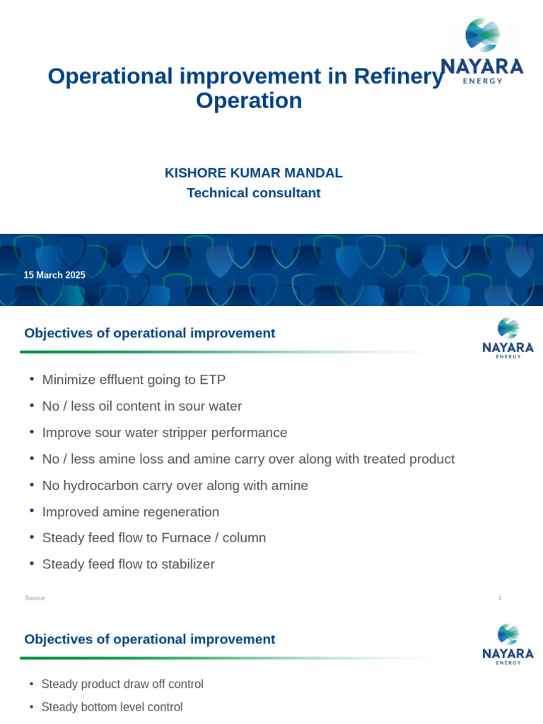 Refinery Operational Improvement Strategies | PDF | Cracking (Chemistry ...