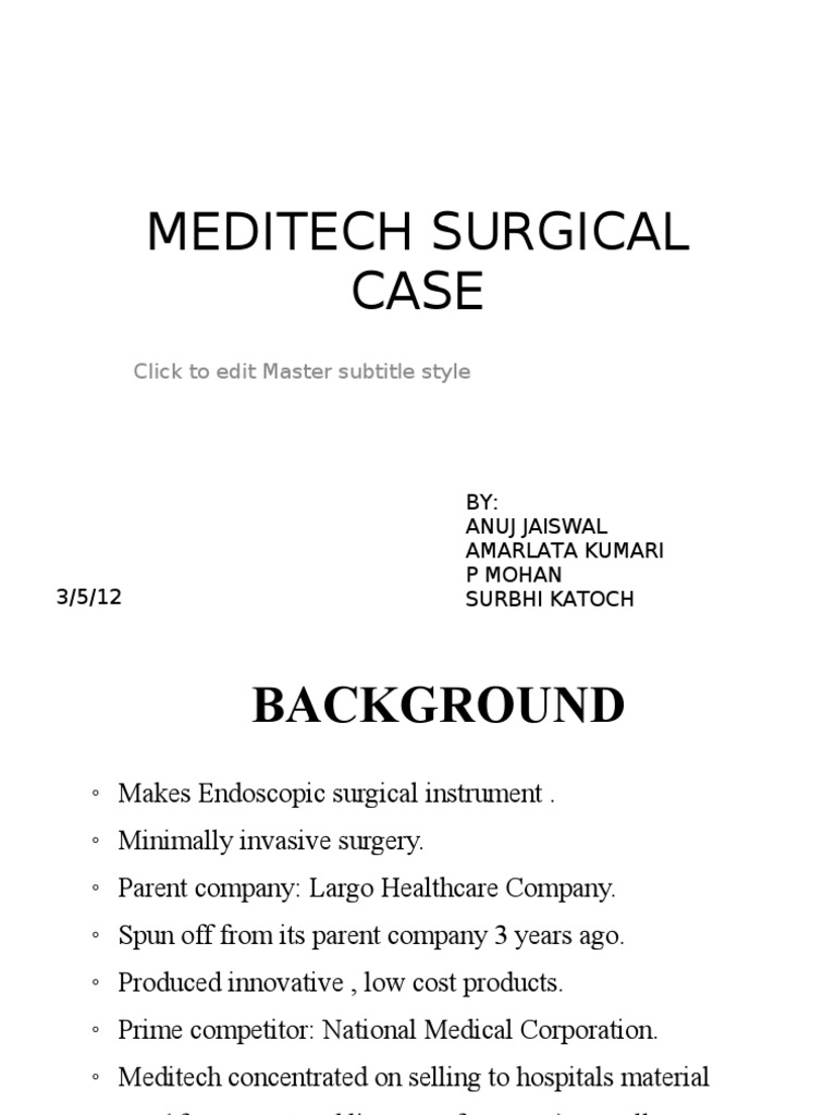 Meditech Surgical | PDF | Inventory | Surgery