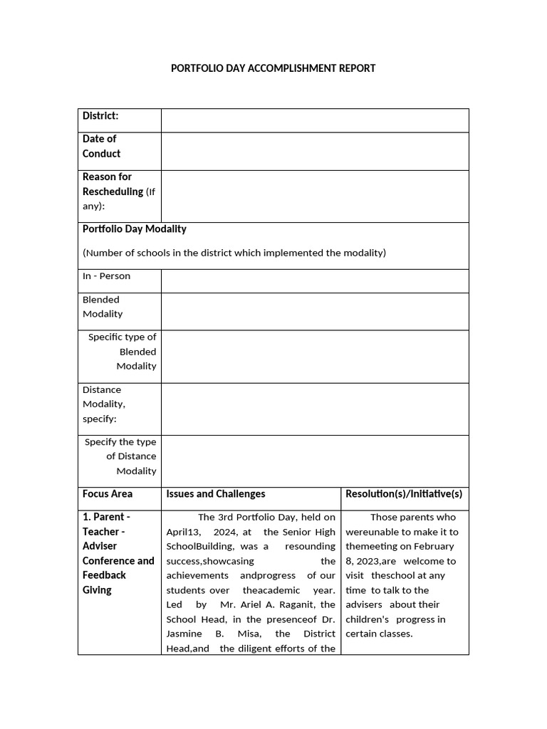 PORTFOLIO DAY A-WPS Office | PDF | Learning | Behavior Modification