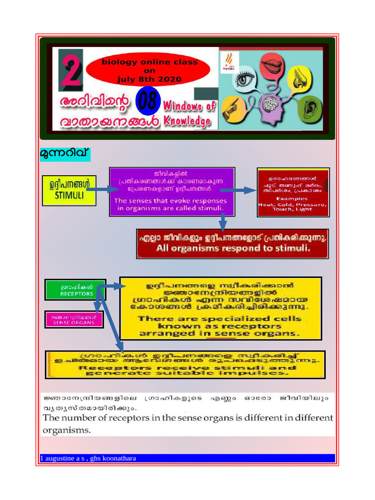 Bio-Vision - SSLC Biology Unit 2 MM em | PDF