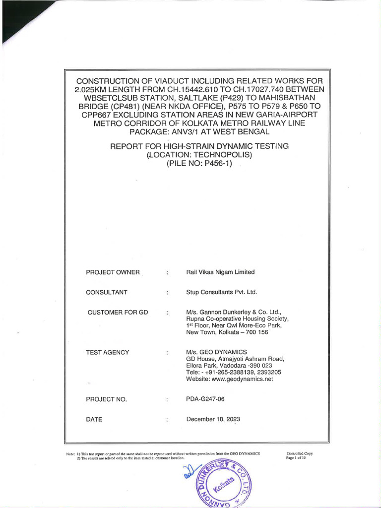 Dynamic Testing Report | PDF