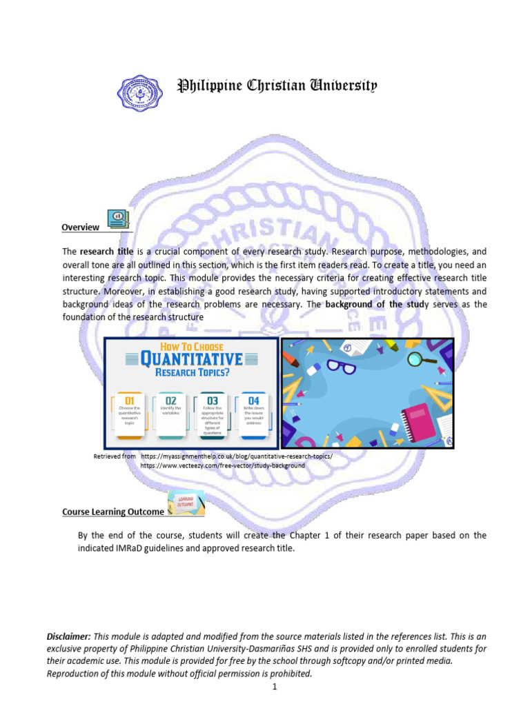 24 25 Pr2 Module Week 2 First Quarter | PDF | Educational Technology | Learning