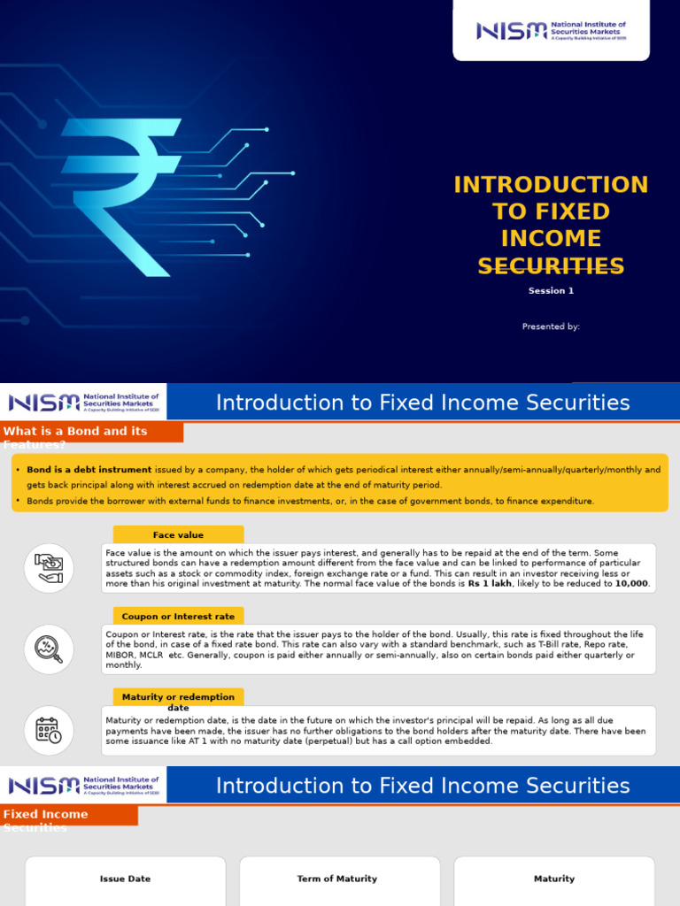 Understanding Fixed Income Securities Basics | PDF | Bonds (Finance ...