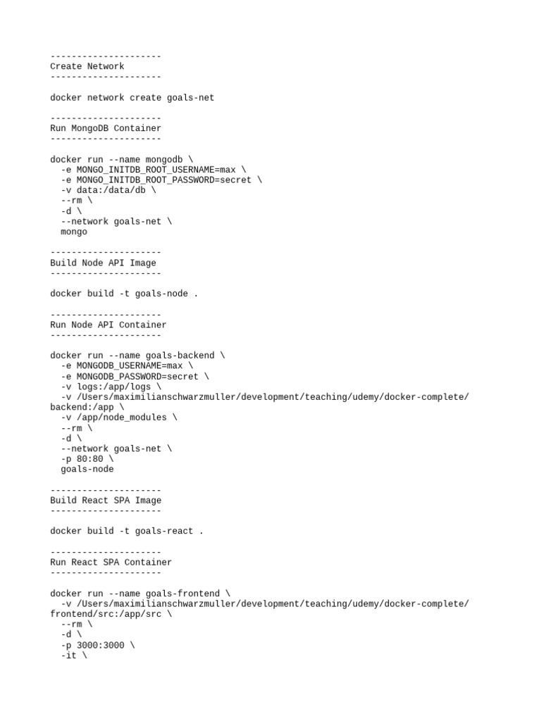 Docker Commands Pdf