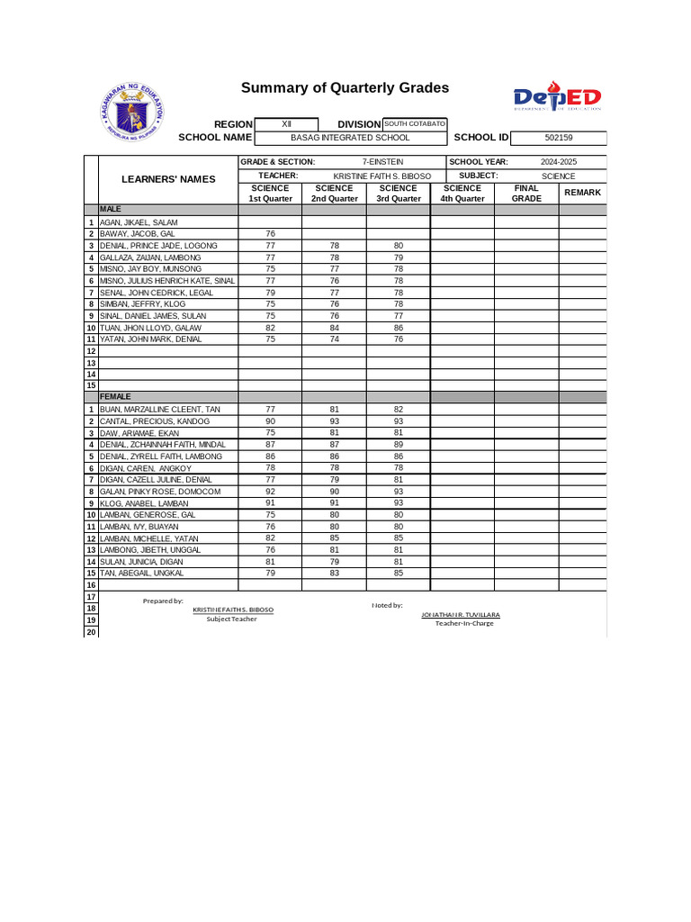 Grade 7 Science 3rd Quarter | PDF