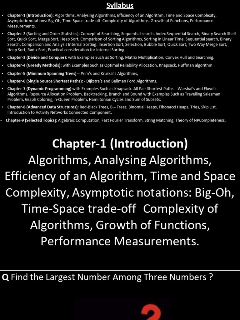 Daa Complete | PDF | Algorithms | Computer Science