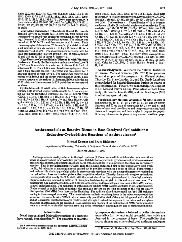 Anthraquinone Monoxime From Anthrone | PDF | Chemical Reactions | Chemistry