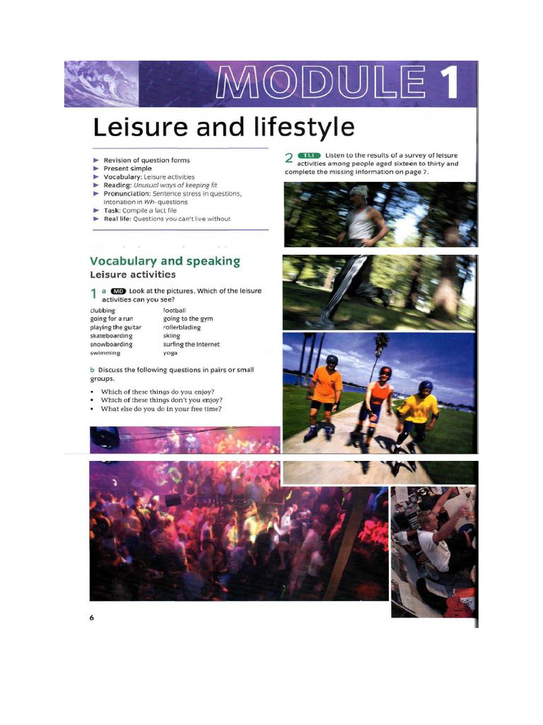 Module 1 Pre-Intermediate | PDF