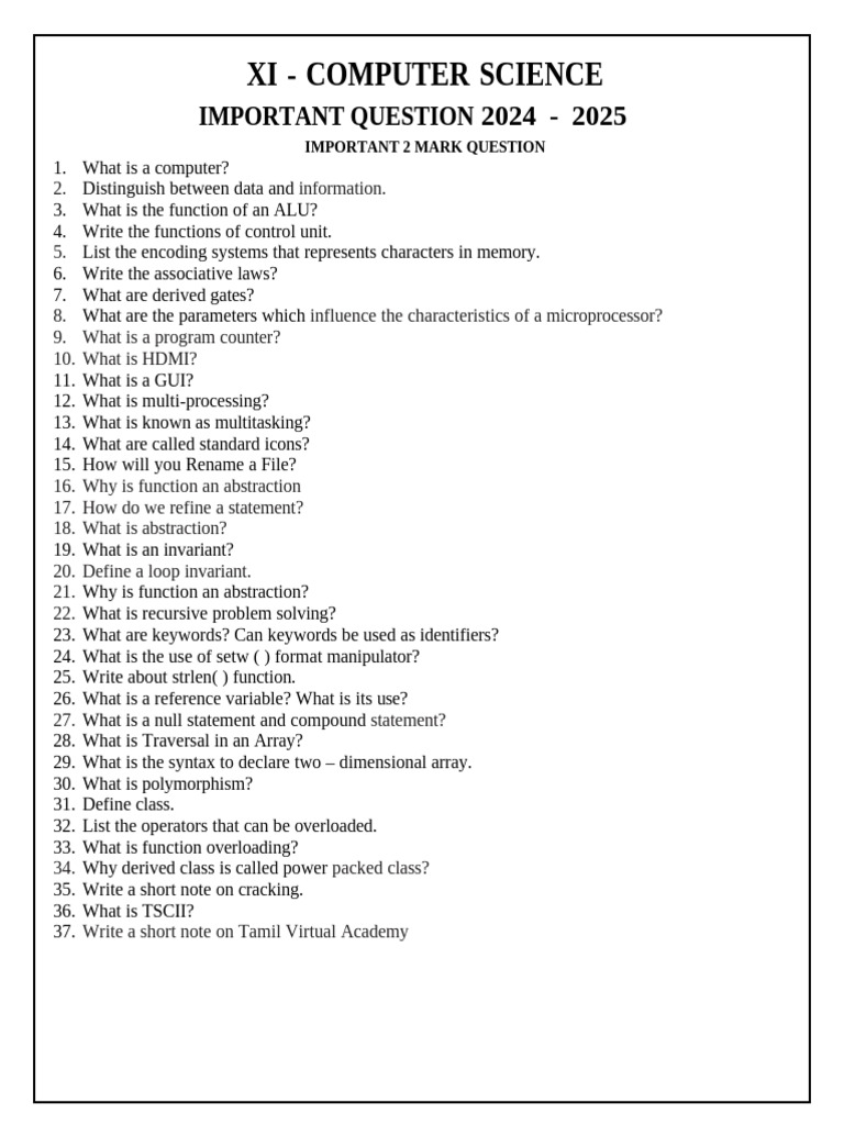 class 11 cs | PDF | Operating System | Booting