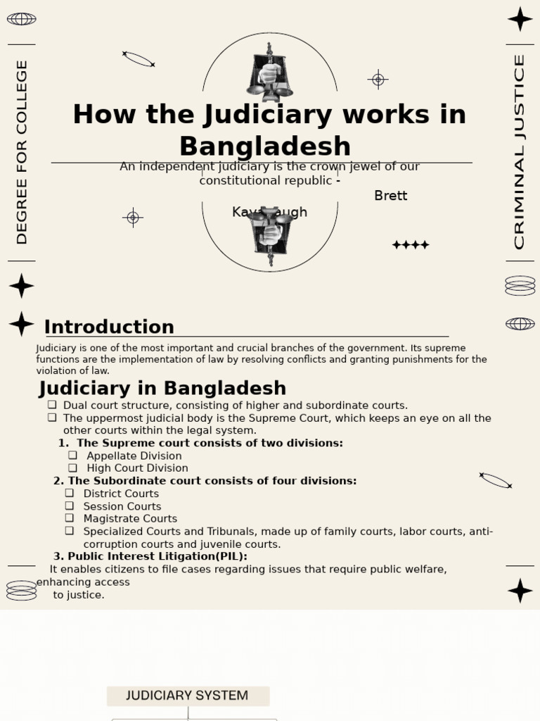 Overview of Bangladesh's Judiciary System | PDF | Supreme Courts | Appeal