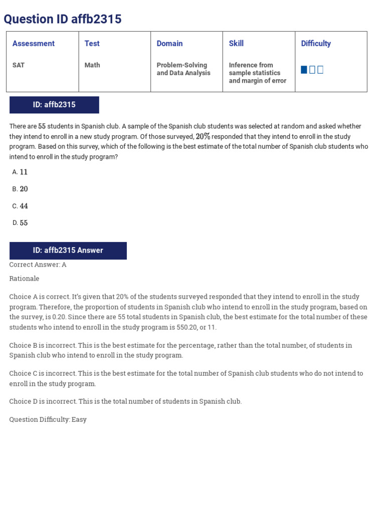 Estimating Population Proportions | PDF | Statistical Inference ...
