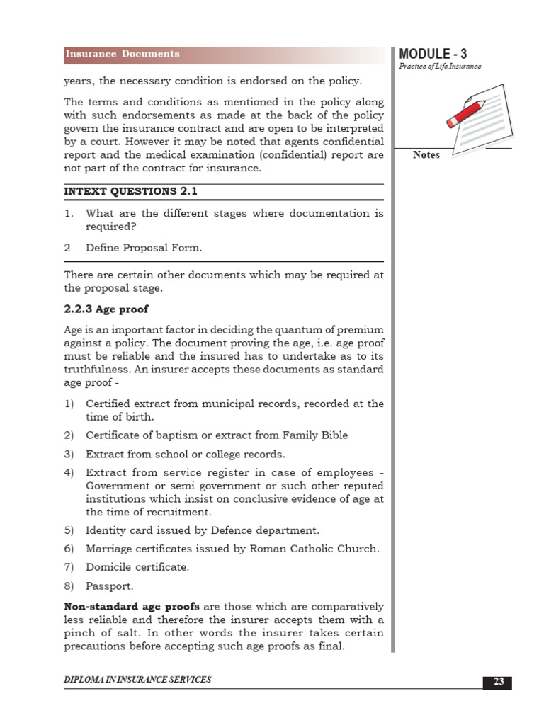 Module - 3: Intext Questions 2.1 | PDF