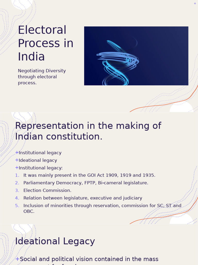 Electoral Process in India | PDF | Elections | Indian National Congress