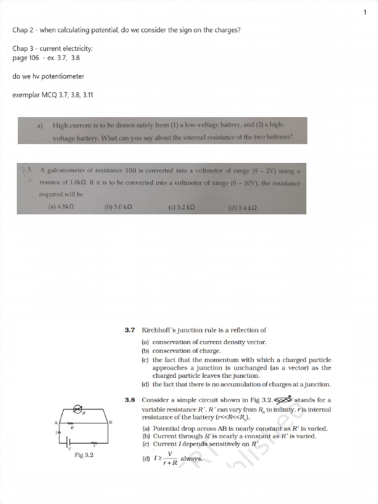 Physics - Doubts | PDF