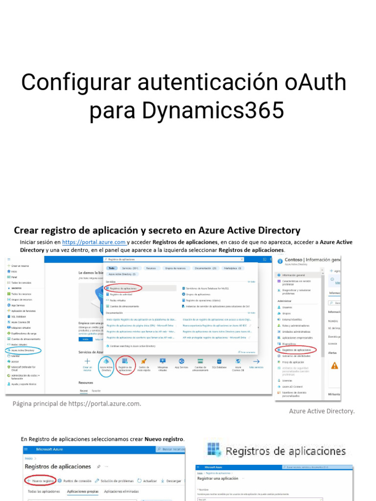 Configurar API Dynamics365 | PDF | Microsoft Azure | Software