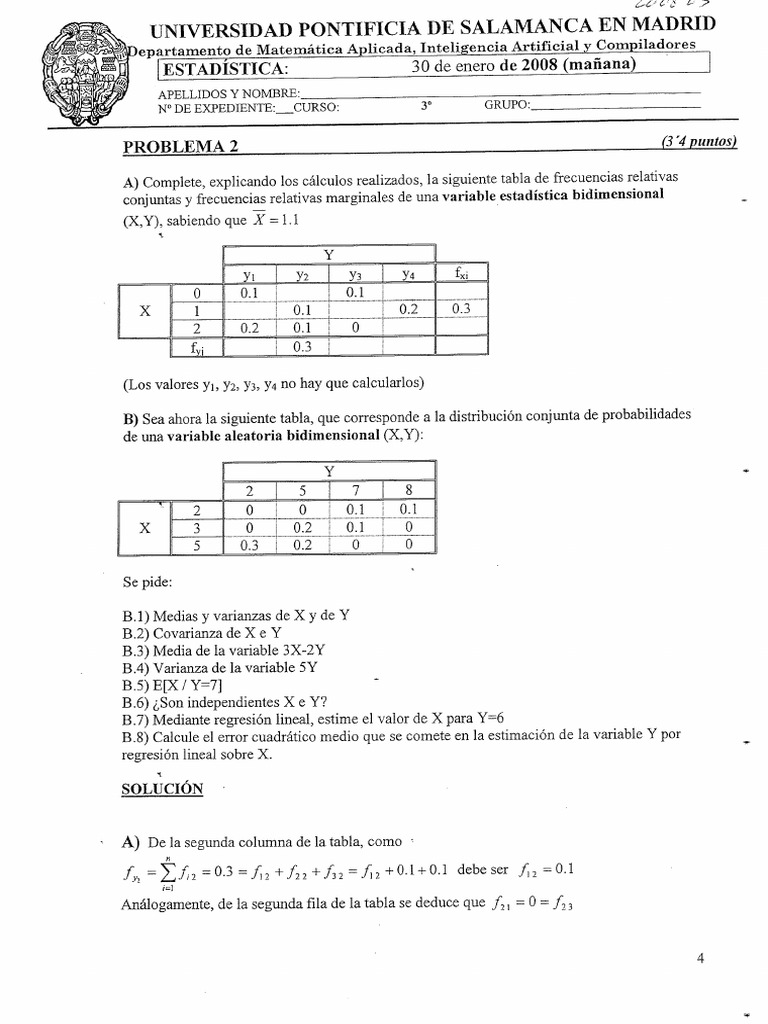 Estadistica Examenes 3 00000 00000 00000 | PDF