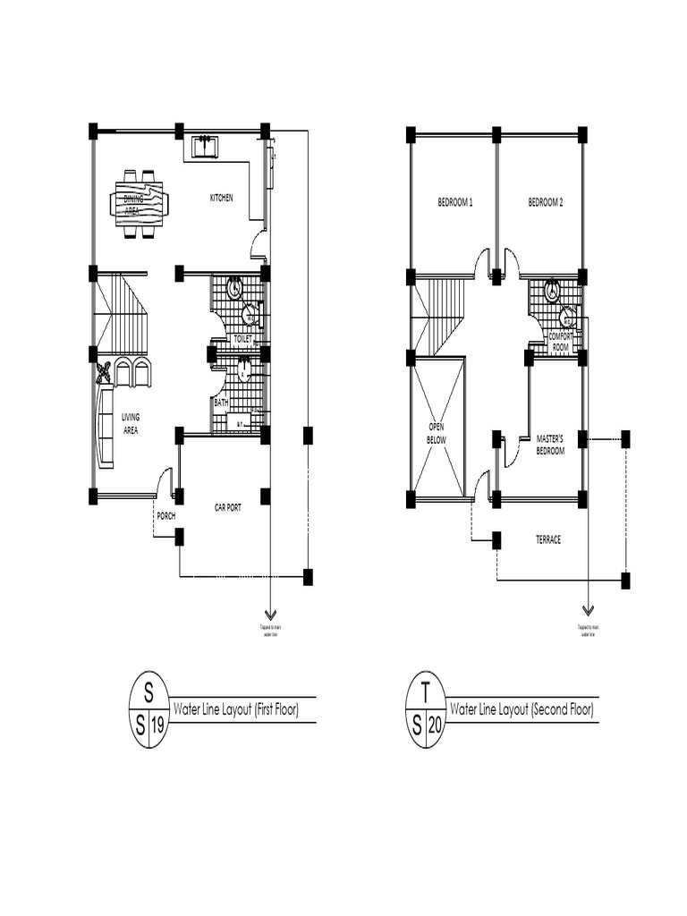 water line layout | PDF
