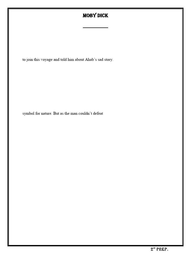 Ahab's Obsession and the Pequod's Fate | PDF | Moby Dick | Captain Ahab
