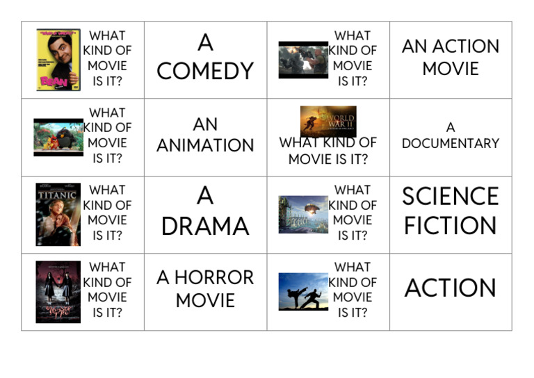 Movie Genres Quiz Flashcards | PDF