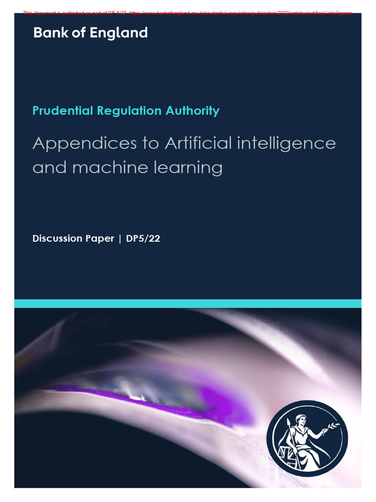 Bank of England - AI Governance Guidelines | PDF | Artificial ...