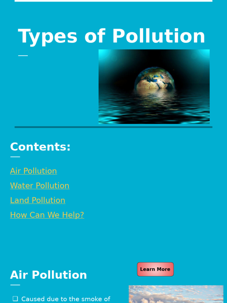 Pollution | PDF