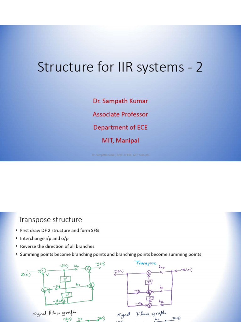 15 IIR System Realization - 2 | PDF