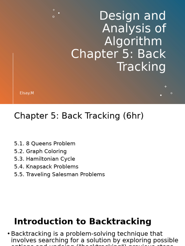 Backtracking Algorithms Explained | PDF | Parallel Computing | Monte Carlo Method
