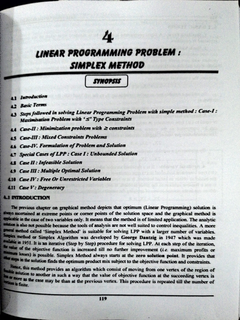 Lpp Simplex | PDF