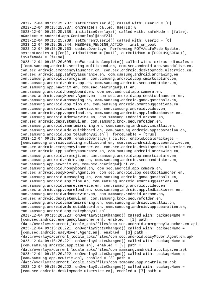 Lom Log | PDF | Android (Robot) | Software