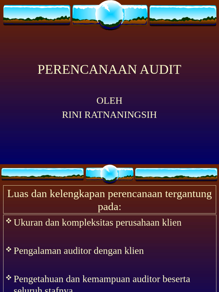 Perencanaan Audit | PDF