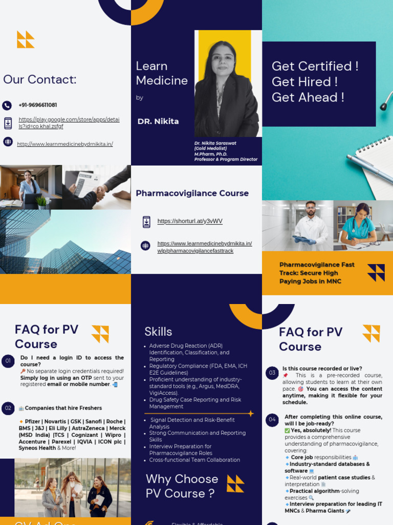 PV Brochure | PDF | Pharmacovigilance | Health Care