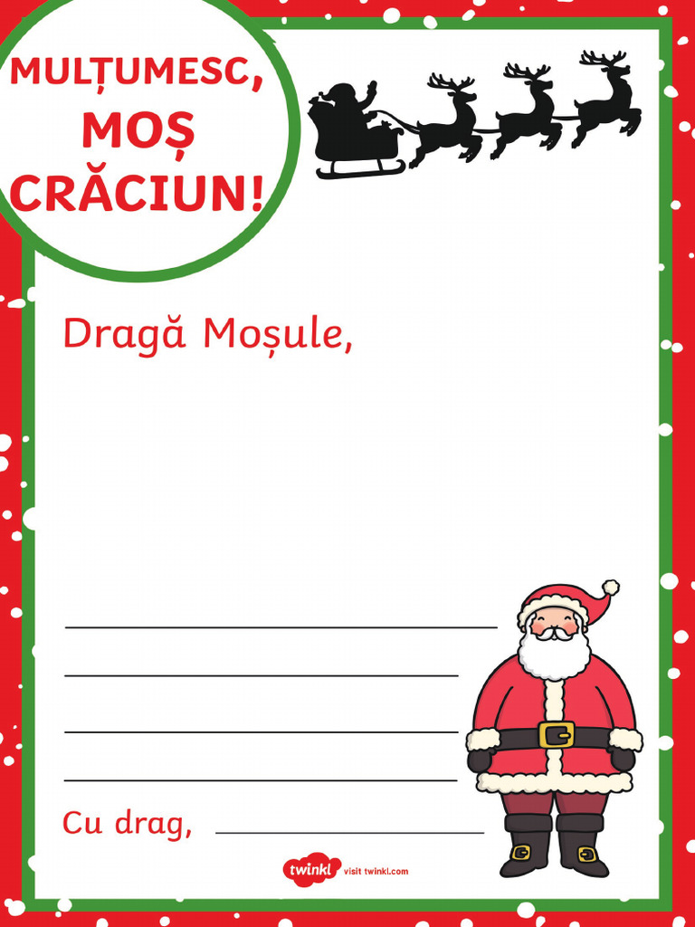 Scrisoare Multumesc Mosule | PDF