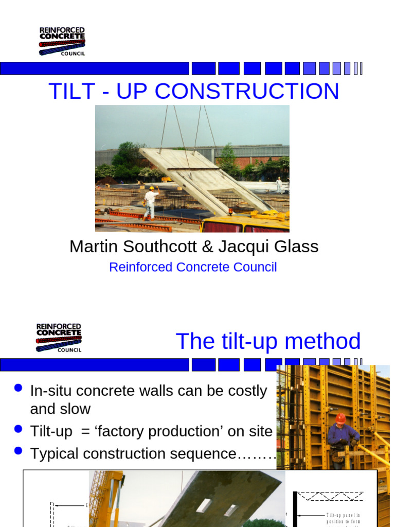 Introduction To Tilt-Up | PDF | Wall | Civil Engineering