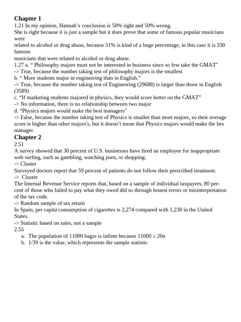 Statistics For Business | PDF | Mode (Statistics) | Mean