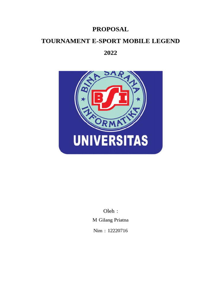 Proposal - Kegiatan Tour Bsi | PDF